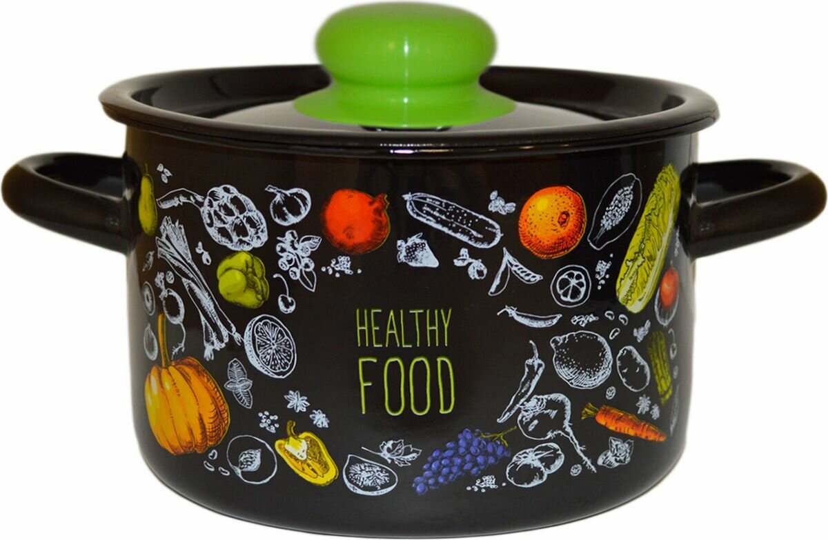 Appetite Кастрюля Healthy Food (Appetite), Углеродистая сталь, 1,5 л