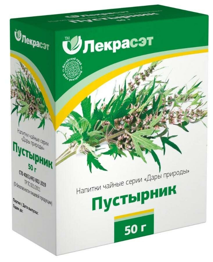 Чайный напиток Лекра-СЭТ Пустырник при повышенной нервной возбудимости, 50 г ТНП 9702