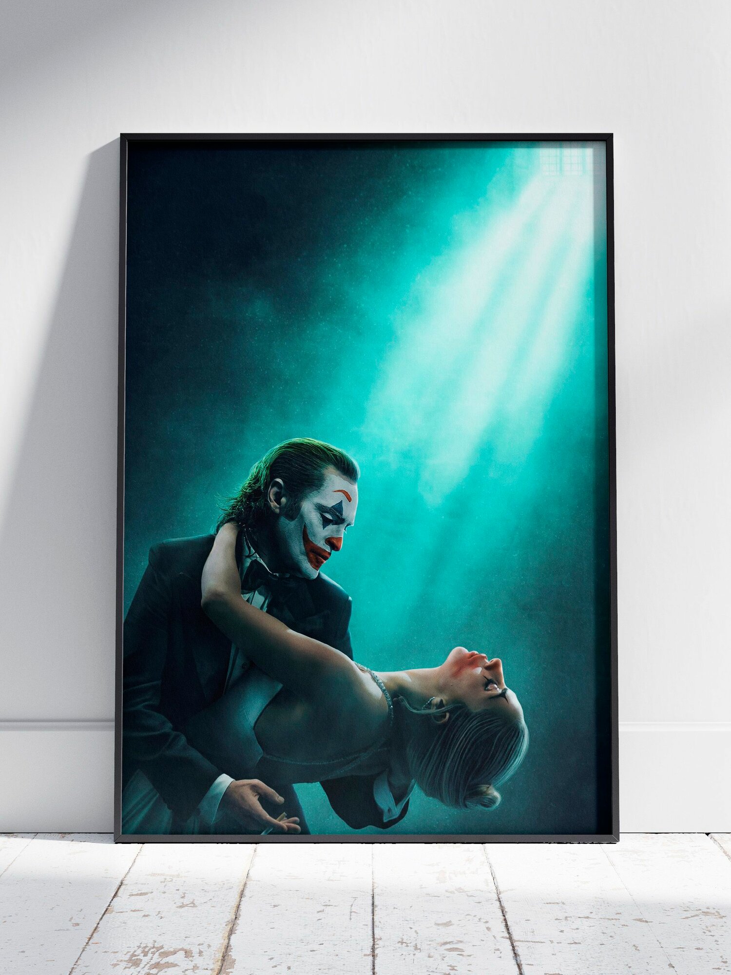 Плакат на стену для интерьера Joker 2019 (Джокер - безумие на двоих 8) - Постер по фильму и кино формата A4 (21x30 см)