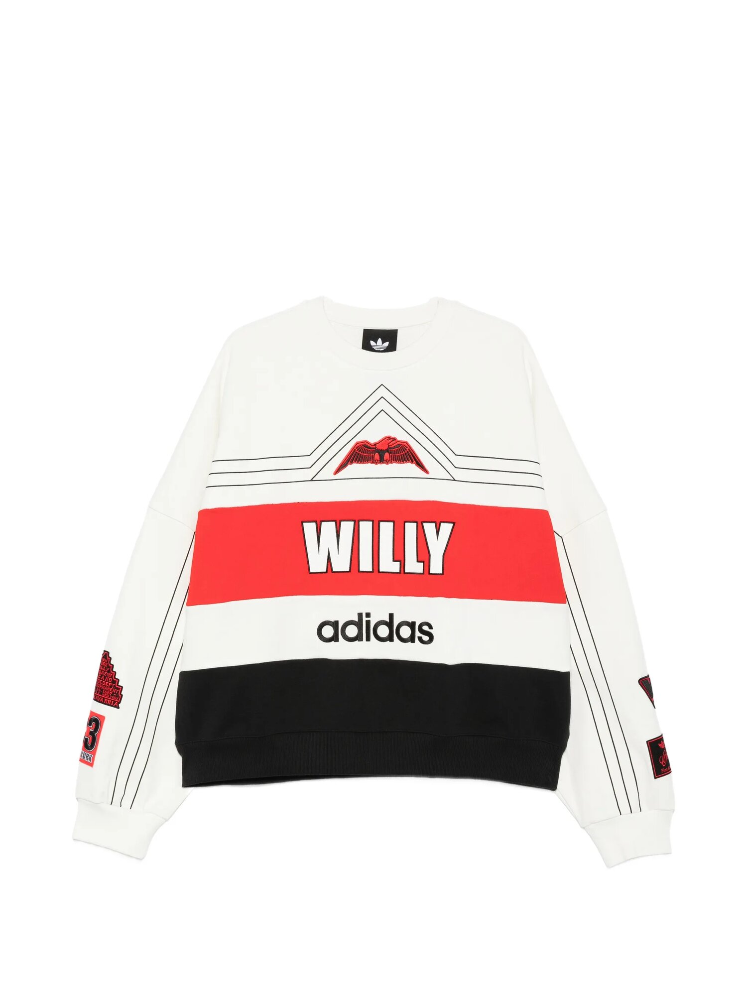 Худи adidas, размер S, , белый,