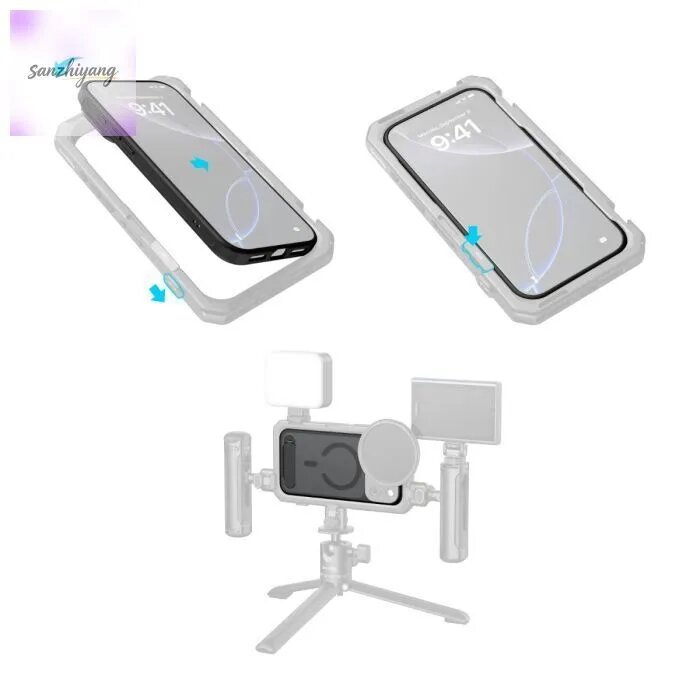 Чехол для мобильного телефона SmallRig FilMov image (подходит для iPhone 17 Pro) (черный) 5549