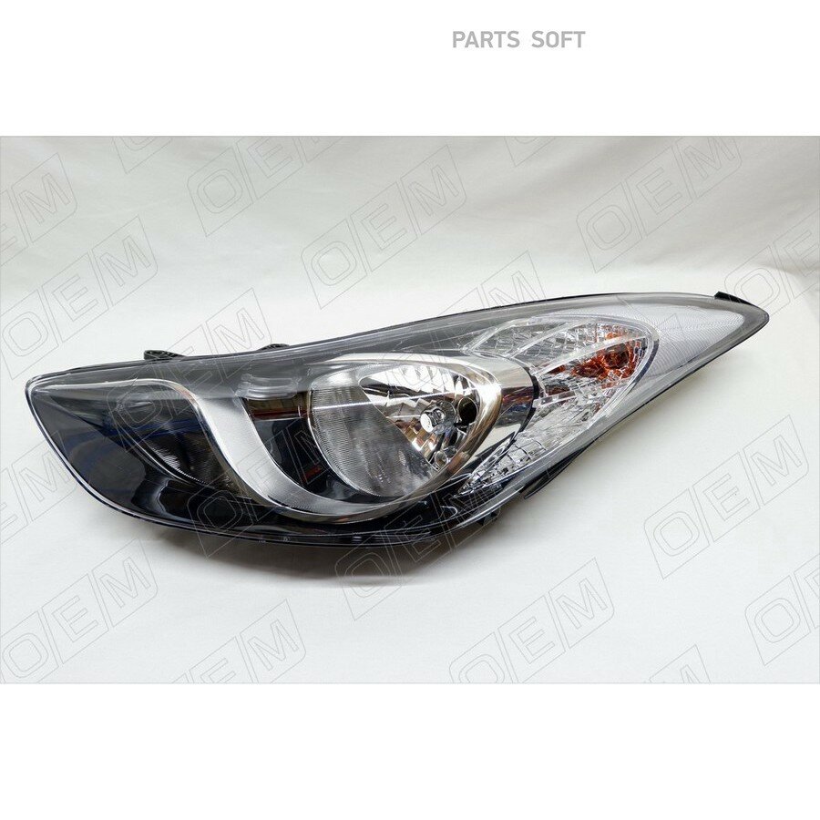 Фара левая Hyundai Elantra 5 MD 2011-2013, без кор от официального дистрибьютора, OEM, артикул OEM0005FL