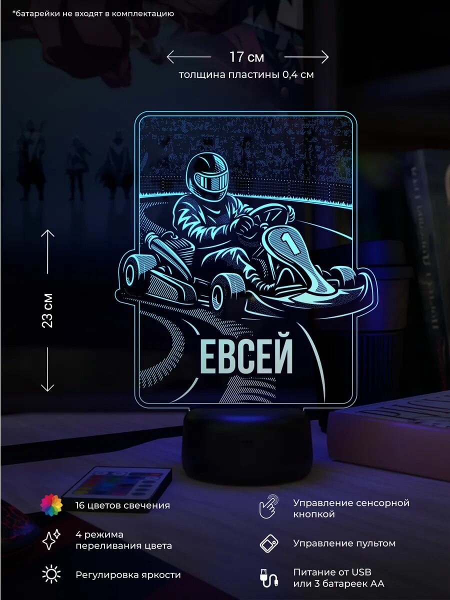 Ночник Евсей - картинг — фото 1