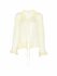 Блуза SOLOTRE Ruffled-trim blouse, размер 40, yellow