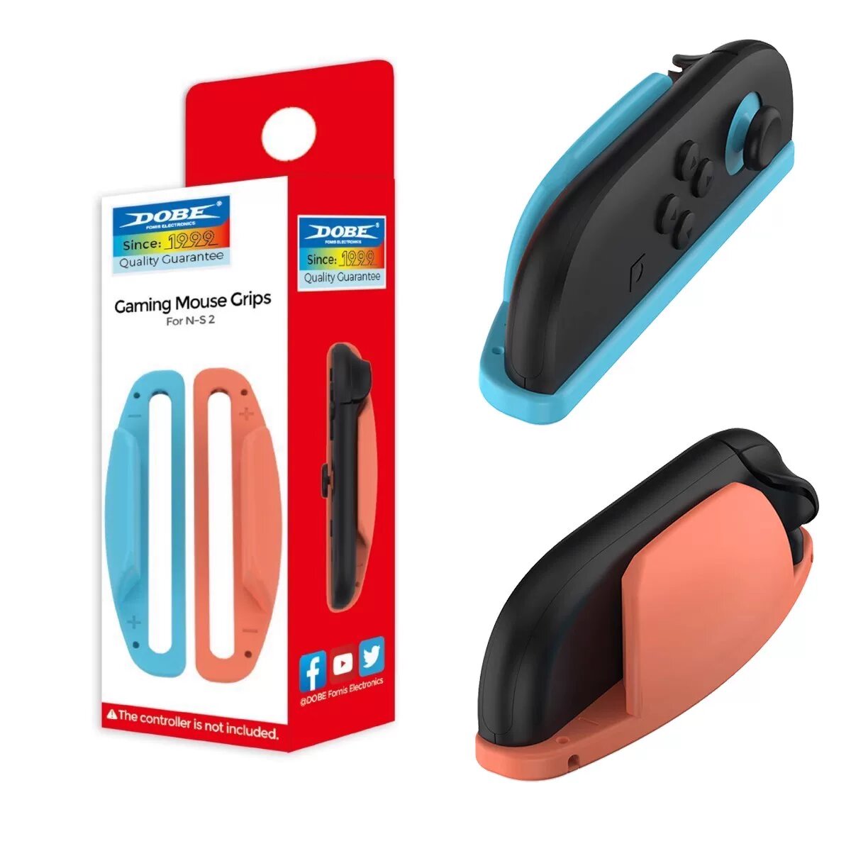 Набор игровых аксессуаров DOBE Switch Joy-Con Muscle Grip, для Nintendo Switch, 2 шт