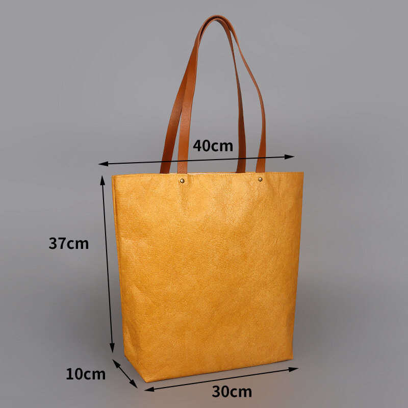 Бумажные пакеты DuPont с индивидуальным логотипом, креативная упаковка из крафт-бумаги, моющиеся бумажные пакеты с ручками и плечевыми ремнями, моющиеся бумажные пакеты на заказ.