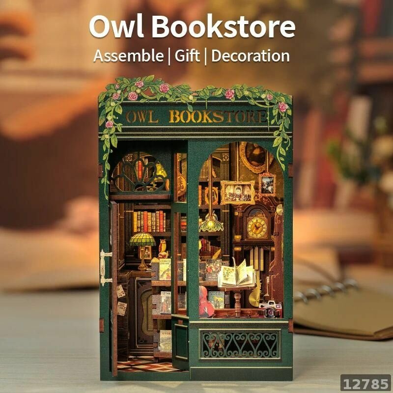 Деревянный 3D-конструктор Cutebee: сборная модель дома