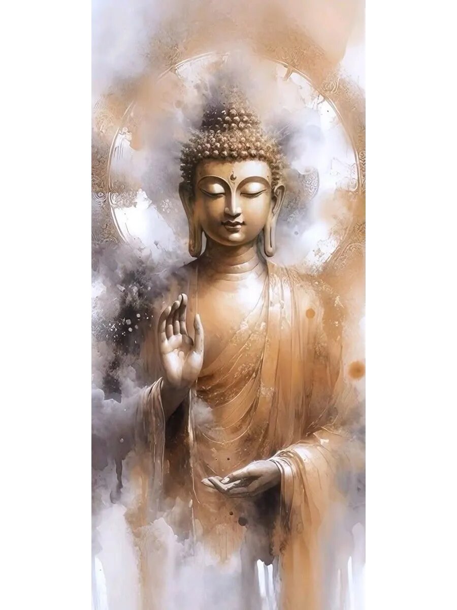Картина по номерам на холсте Будда 40*50 см