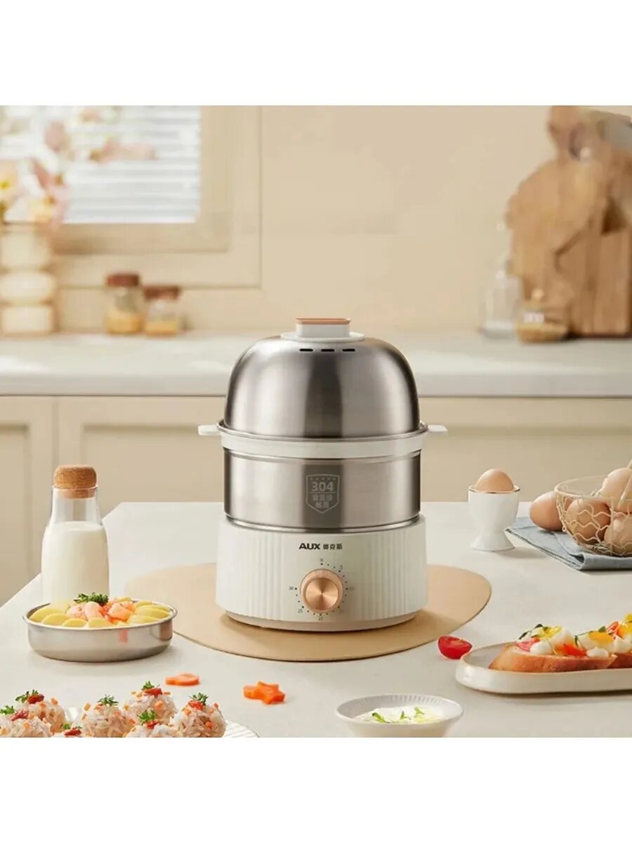 Household Egg Cooker Timed Egg Boiler Breakfast Machine