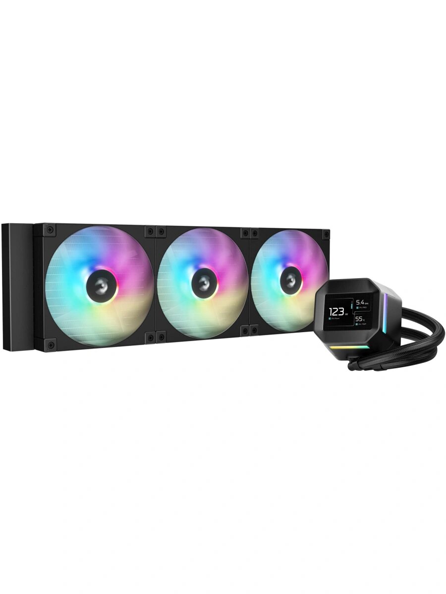 Система водяного охлаждения Deepcool LM420 ARGB Soc-AM5/AM4/1200/1700/1851 черный 4-pin 25.2dB Al LC