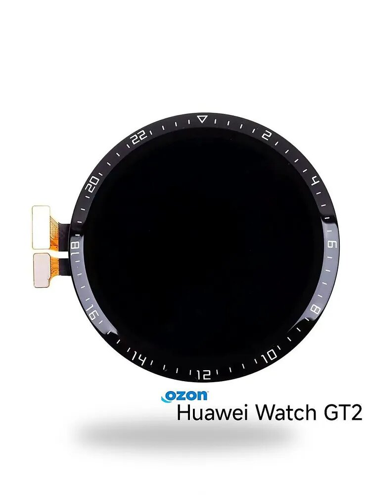 Дисплей с тачскрином для Huawei Watch GT2 46 мм, черный