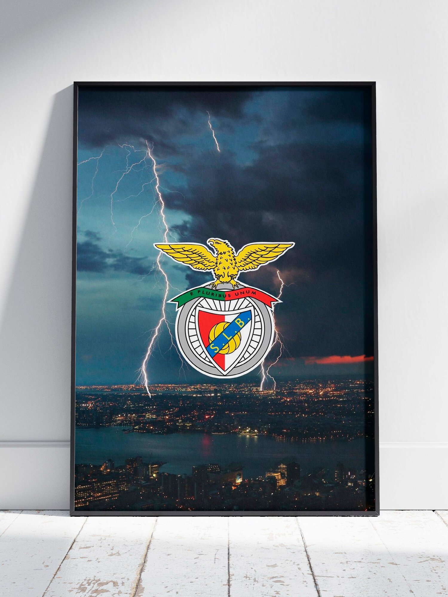 Плакат на стену для интерьера Бенфика (Benfica 1) - Постер по спорту и физической активности формата A4 (21x30 см)