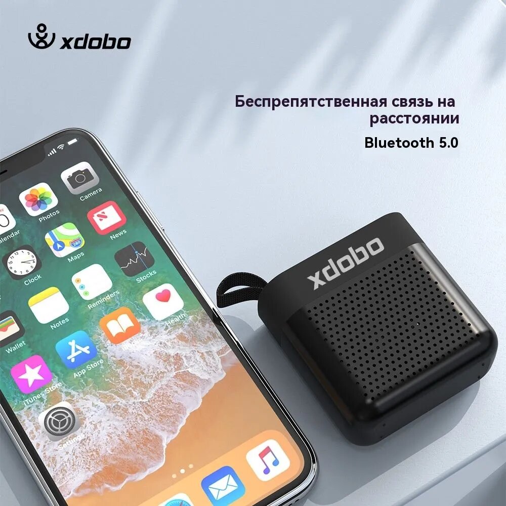 XDOBO Grace обновленная версия портативный Bluetooth-динамик 7 Вт сабвуфер, поддержка USB