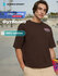 Футболка MATRIX SPORT T SHIRT MAN OVERSIZE, размер M, коричневый