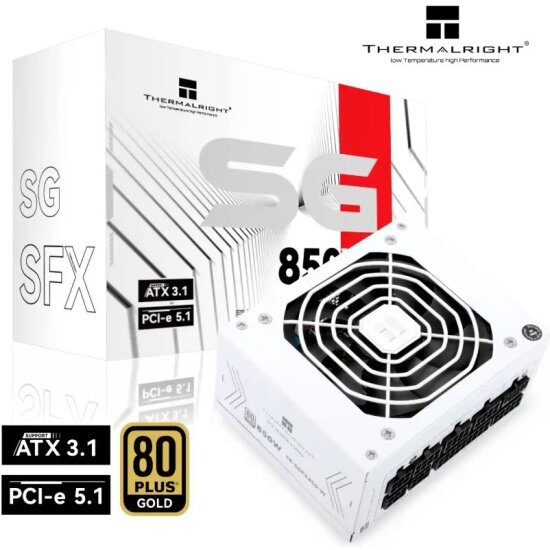 Блок питания Thermalright TR-SGFX, 850W 80+ Gold, белый