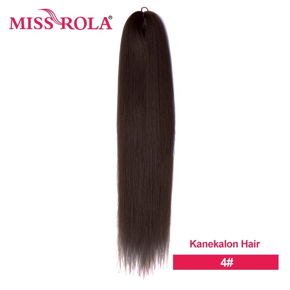 Miss Rola Косы Kanekalon, Цвет 4, 28 дюймов