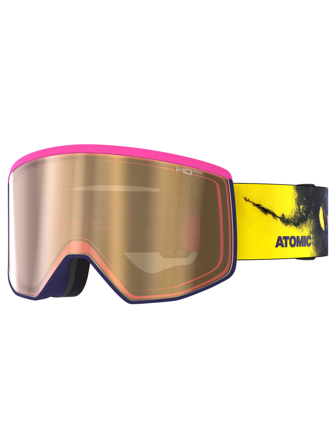 Горнолыжные очки Atomic Four Pro Signature NMC Pink Powder Cat. 3-1 24/25 Розовый, для мужчин , Розовый