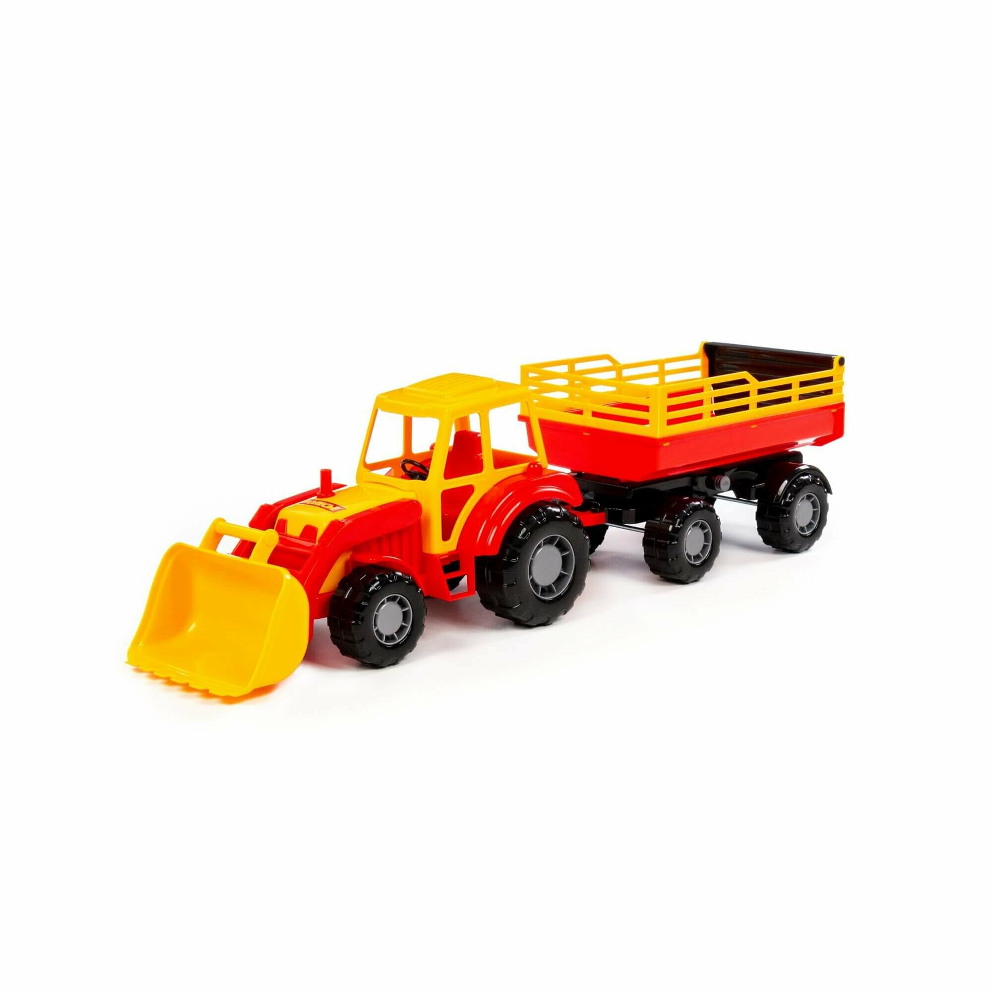 Алтай трактор с прицепом №2 и ковшом 35363