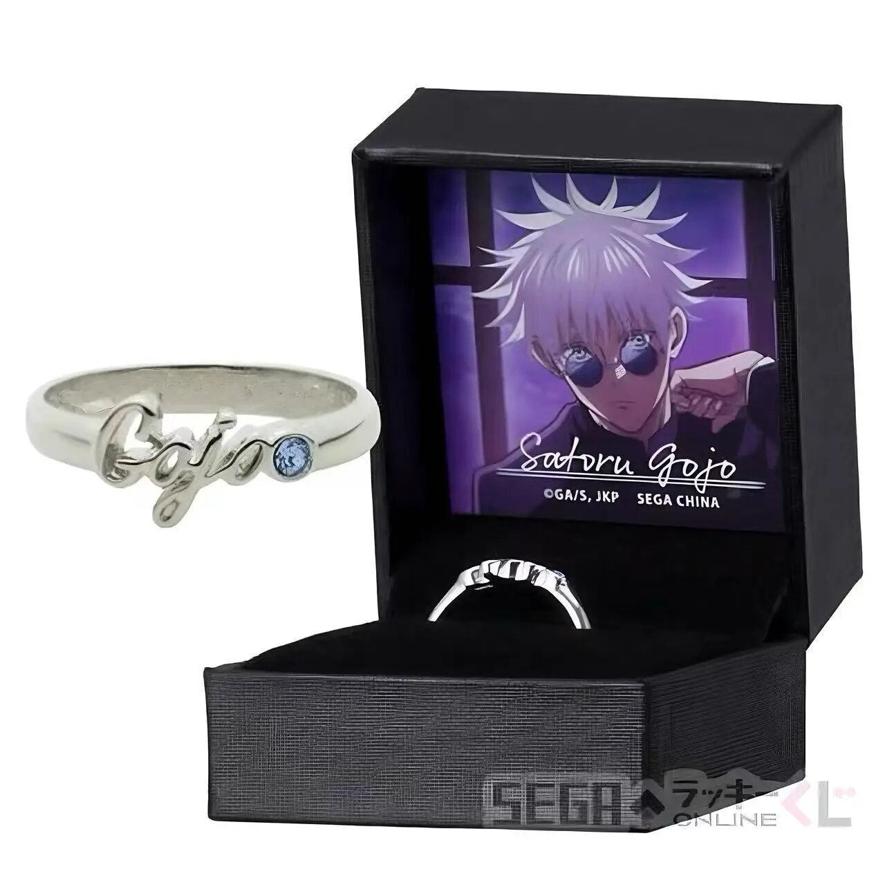 Кольцо Jujutsu Kaisen Gojo Satoru, цвет камня: 1pcs