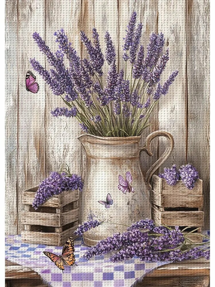 Вышивка крестом наборы,30x40CM,11CT, Набор для вышивания, Холст имеет нанесенный на него узор.