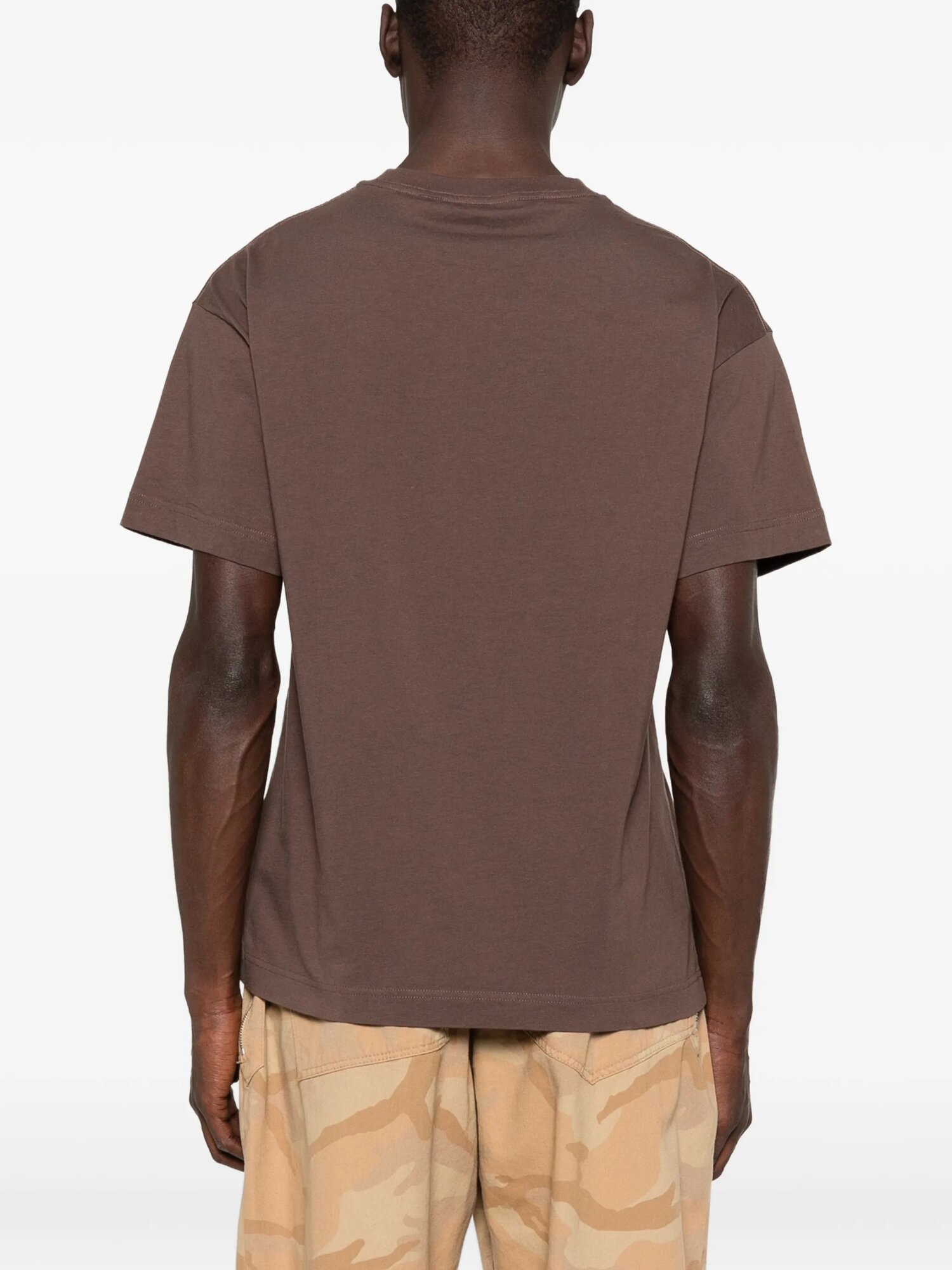 Футболка Palm Angels, размер 46, brown — фото 1