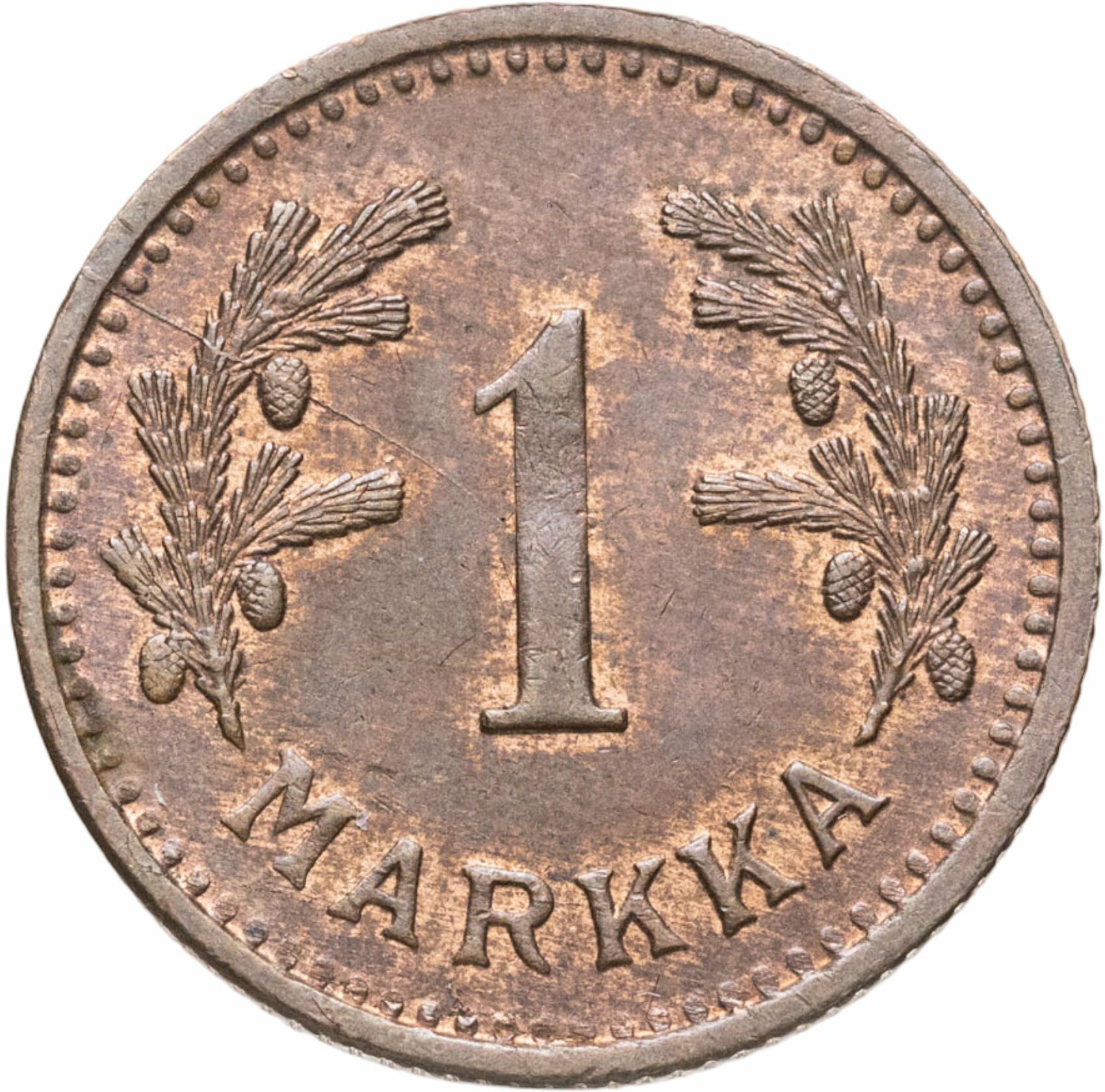 Финляндия 1 марка (markka) 1941
