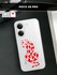 Чехол на Poco X8 Pro / Поко X8 Про с принтом Heart panther 2, прозрачный