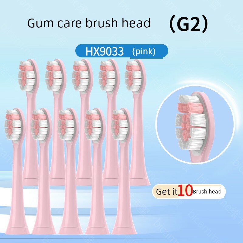 Совместим с насадками для электрической зубной щетки Philips HX993P, замена HX993B/HX993L/993S/HX993W, артикул 1383.
