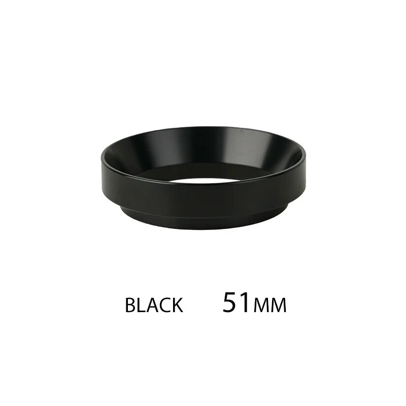 Алюминиевый магнитный кофейный дозатор Черный, Black Ring 51MM