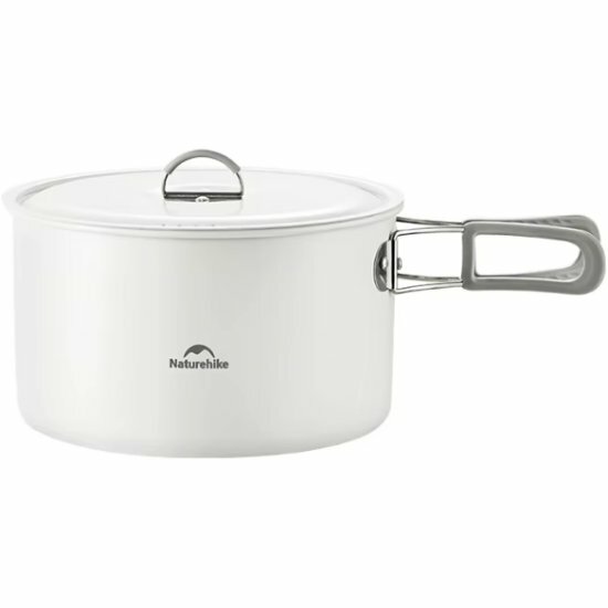 Naturehike Котелок туристический 2,8 л, с керамическим покрытием, белый CNK2450CF013-28L