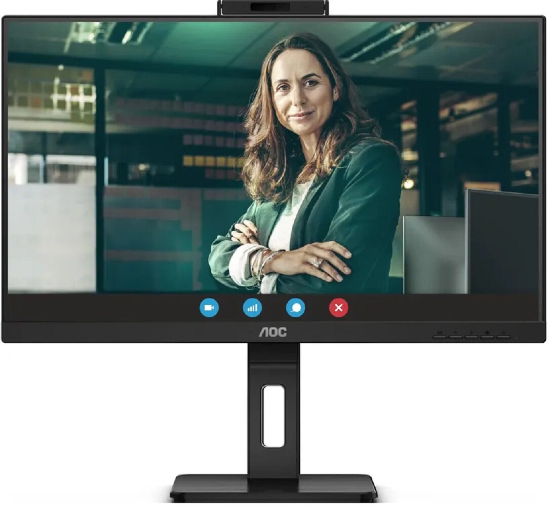 Монитор AOC Q27P3QW, диагональ 27", IPS, подсветка Flicker-Free, камера, микрофон, колонки