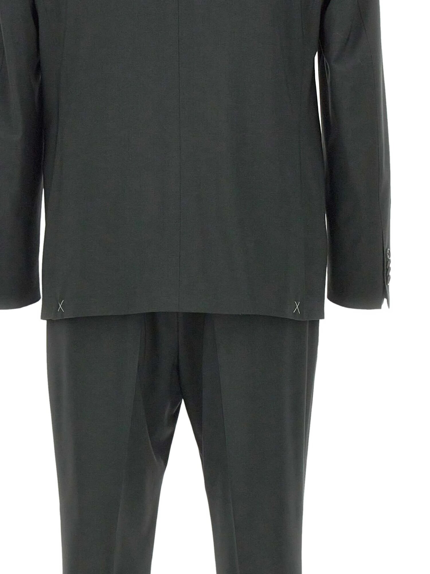 Комбинезон Corneliani Single-breasted peak-lapel suit, размер 52, green — фото 1