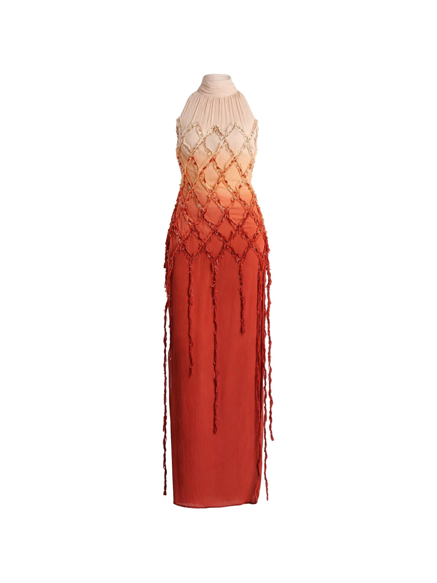 Платье Beaded fringed dress