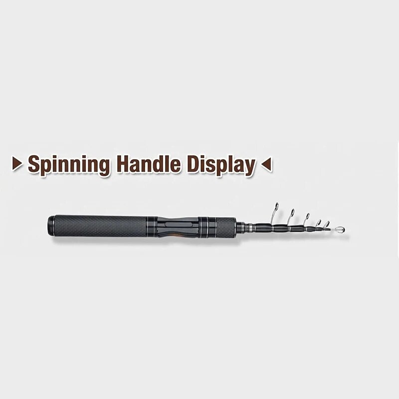 Телескопическая карбоновая удочка 1.5м и 1.8м 1.8m-Spinning Rod