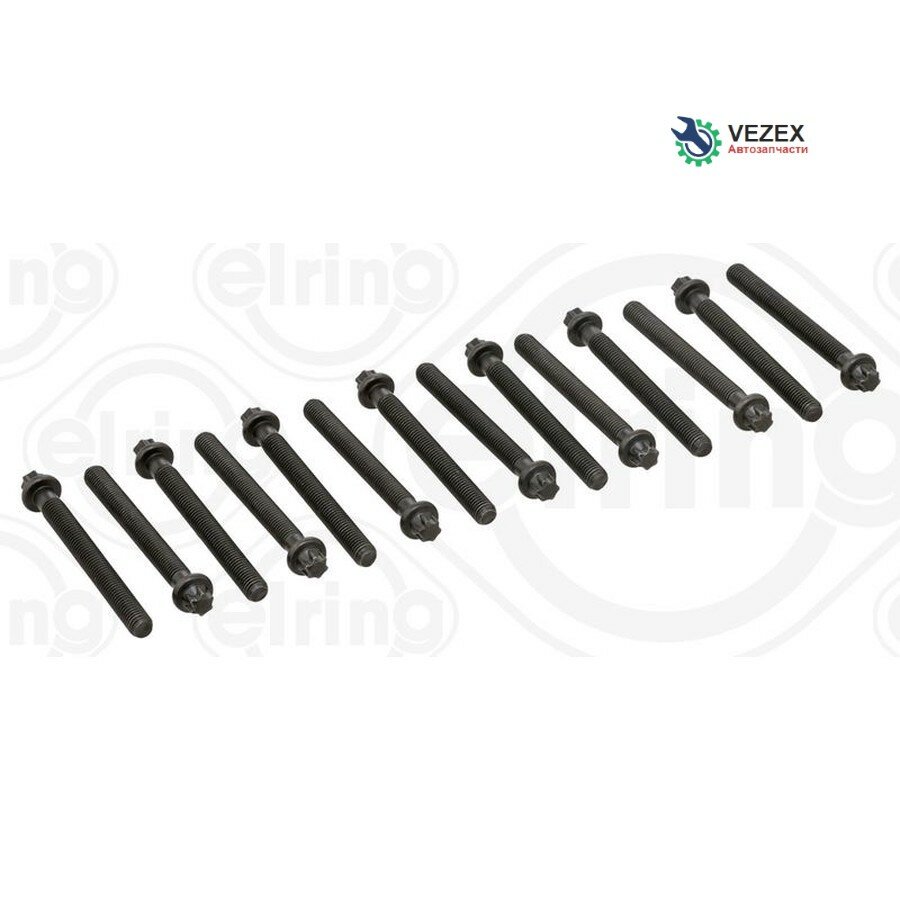ELRING 802740 к-кт болтов ГБЦ! 14шт.\ BMW E36/E46/E34/E38/E39 2.0-2.8 M50/M52 <98