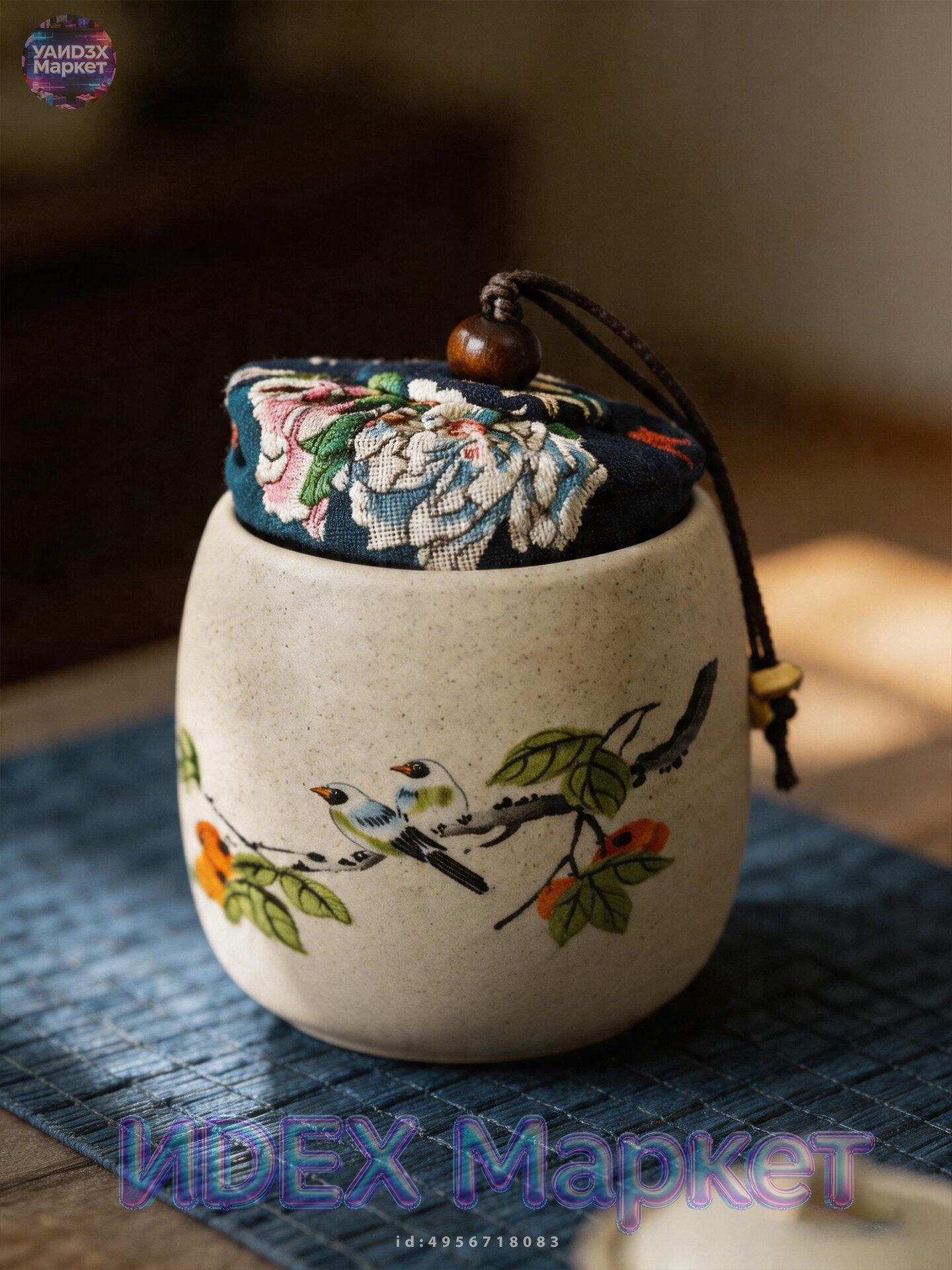Керамическая чайница JINGDE TEA SET, B3
