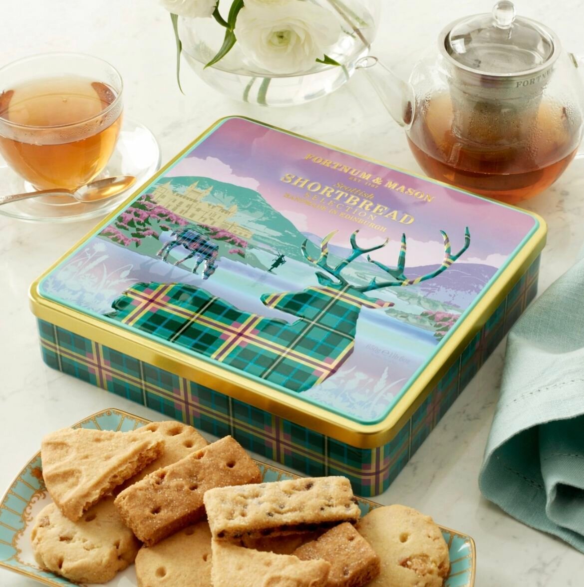 Fortnum&Mason Набор песочного печенья Shortbread Selection Tin, 650 г