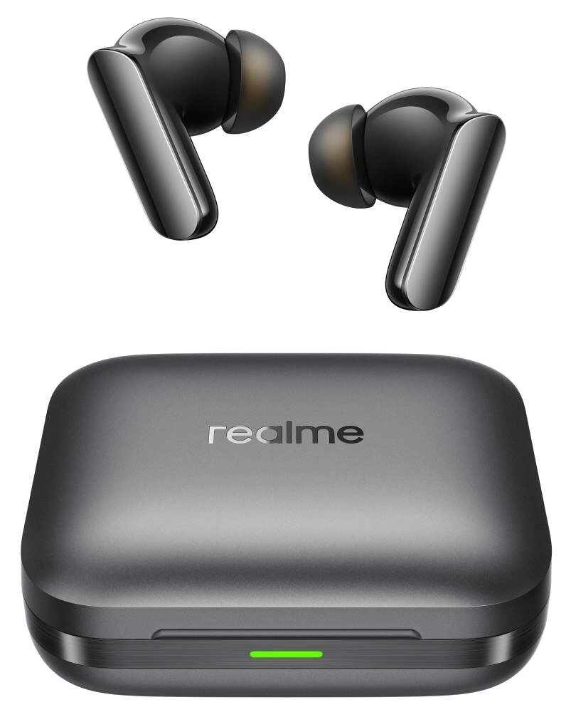 Наушники беспроводные TWS Realme "Buds Air 7 Pro", с шумоподавлением, Bluetooth 5.3 в чёрном цвете