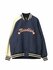 Бомбер Logo-embroidered contrast-sleeve bomber jacket
