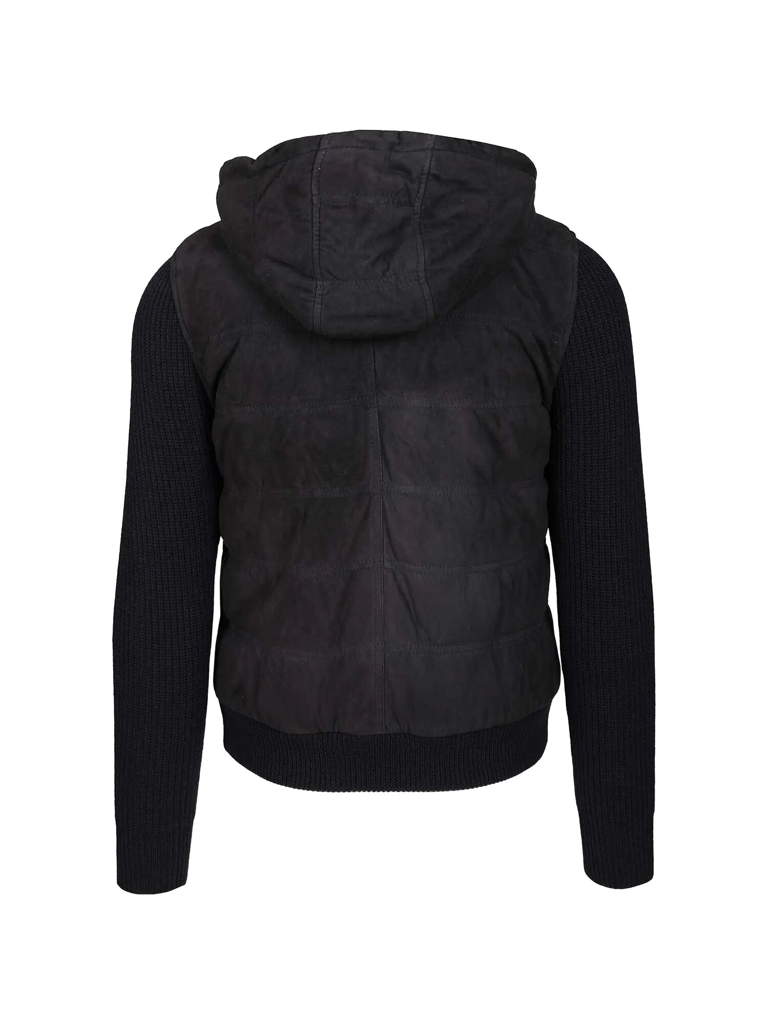 Куртка al duca d'aosta Suede wool bomber jacket, размер 54, black/black — фото 1