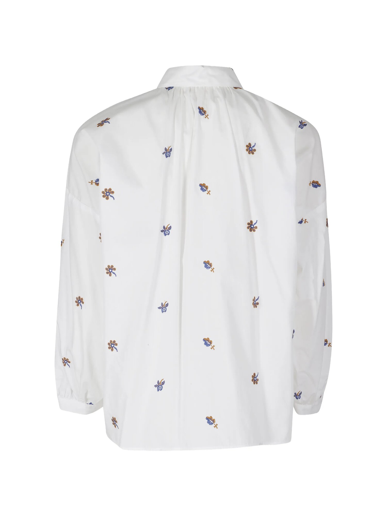 Рубашка WEEKEND Embroidered cotton shirt, размер 42, белый — фото 1