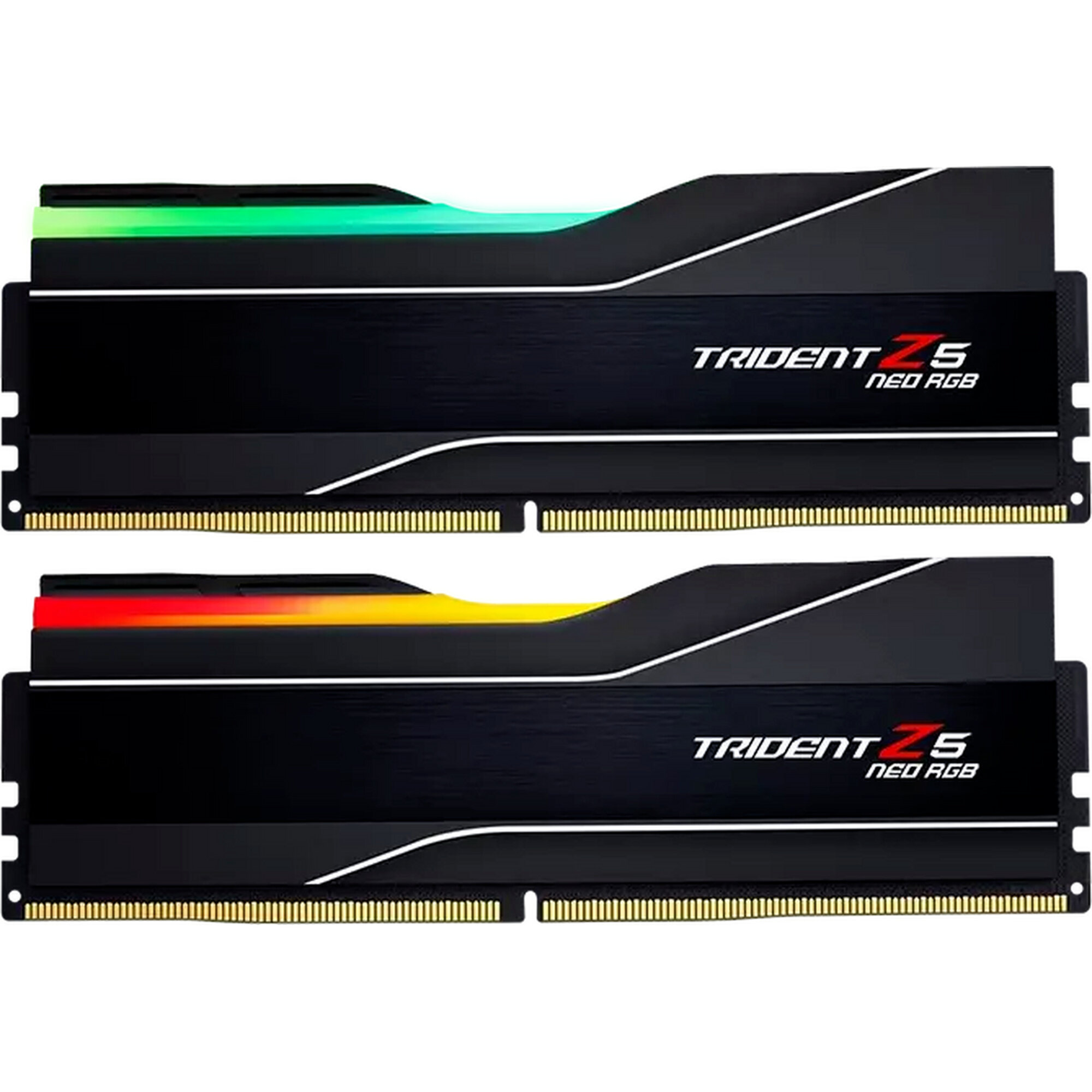 Модуль памяти DIMM DDR5 64Gb, 6000Mhz, 2x32Gb, G.Skill Trident Z5 NEO RGB Black (F5-6000J3636F32GX2-TZ5NR)