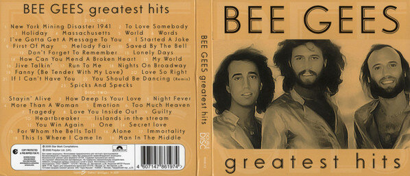 Компакт-диск: BEE GEES - Greatest Hits (CD) — фото 1