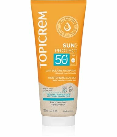 Средство солнцезащитное Topicrem Sun Protect Moisturizing Sun Milk SPF50+, 200 мл