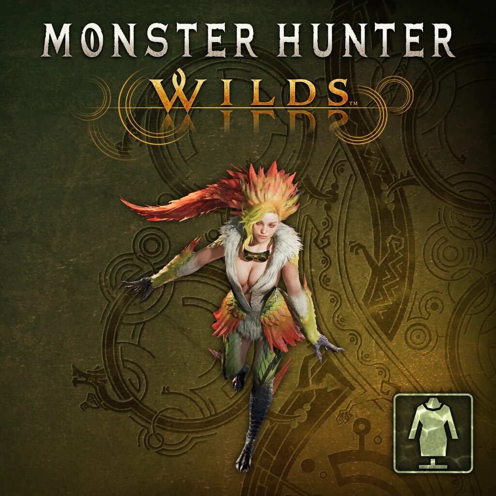 Дополнение Monster Hunter Wilds - Gemma Outfit: Redveil Seikret Dress, цифровое издание PlayStation 5, регион Индия / код пополнения баланса
