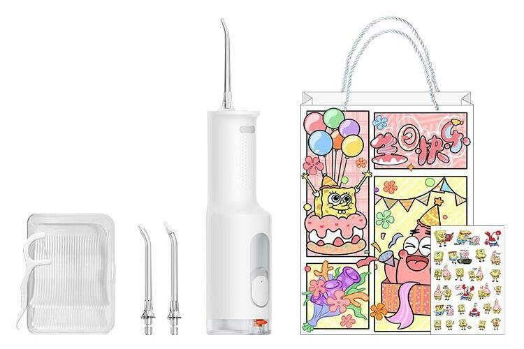 Ирригатор унисекс Xiaomi 13367855, Smoke Yarn White - Cartoon Limited Set