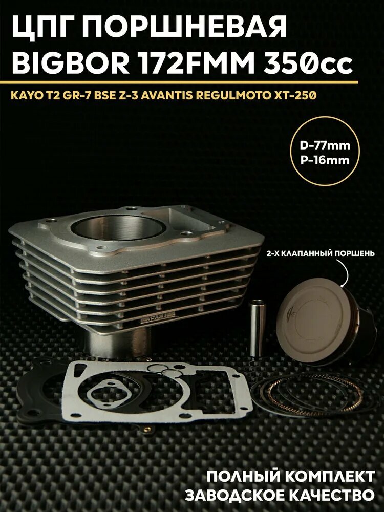CPG 172FMM 77mm (2 живых закрылка) KAYO, BSE, AVANTIS, REGULMOTO Bigbor 77mm