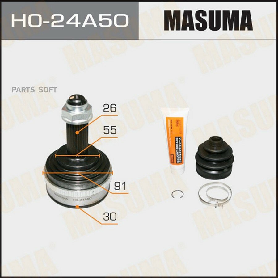 ШРУС наруж. 30x55x26x50 MASUMA HO24A50 HONDA CR-V RD1/RD2 97-01