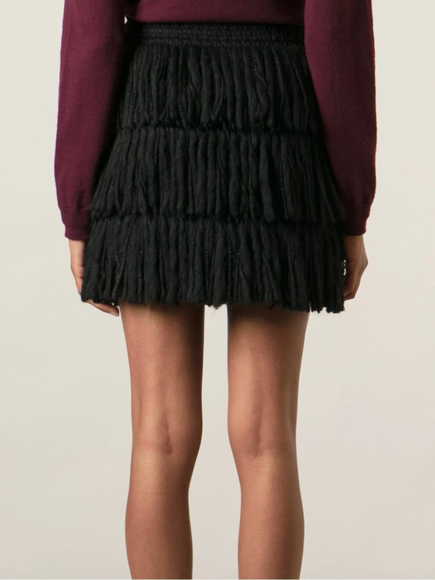 Юбка Lanvin Fringed skirt, размер 36 — фото 1