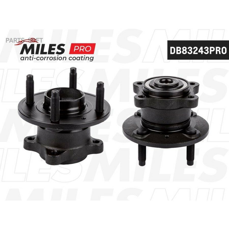 MILES DB83243PRO Ступица с подшипником CHEVROLET AVEO III T300 11- зад. без АБС ()